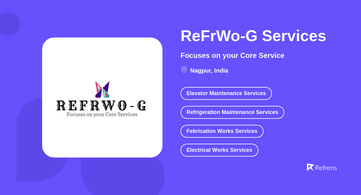 ReFrWo-G Services, Nagpur -Refrens