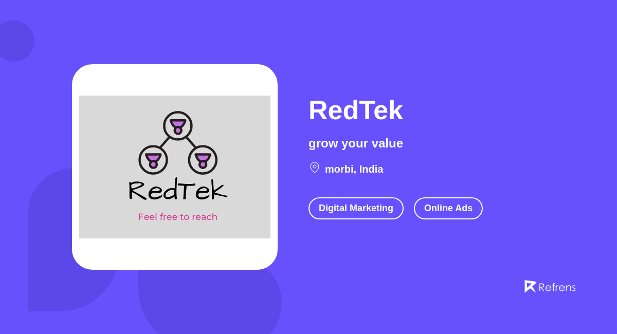 RedTek | Digital Marketing, morbi -Refrens