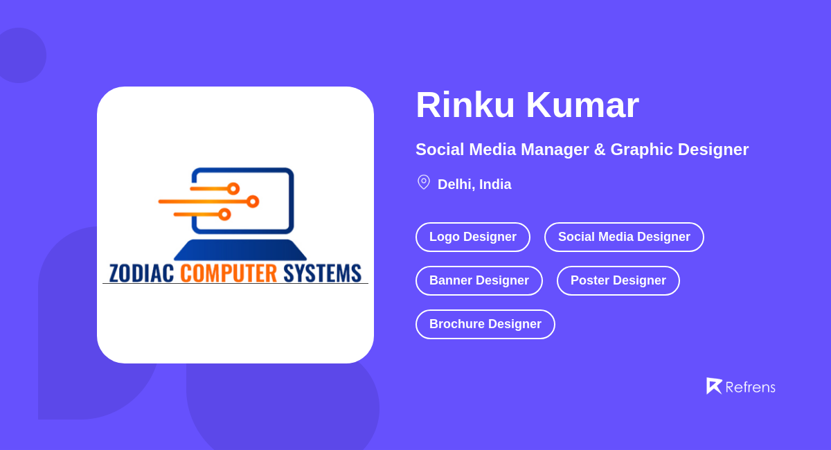 Rinku Kumar | Logo Designer, Delhi -Refrens
