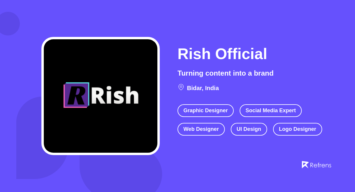 Rish Official, Bidar -Refrens
