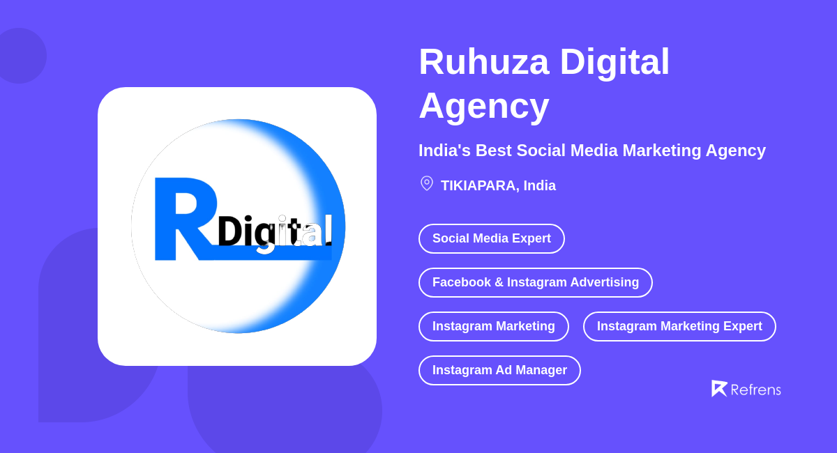 Ruhuza Digital Agency | Social Media Expert, TIKIAPARA -Refrens