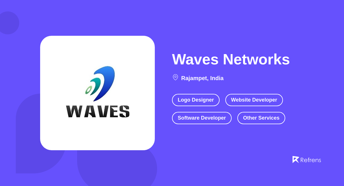 Waves Networks | Other Services, Rajampet -Refrens