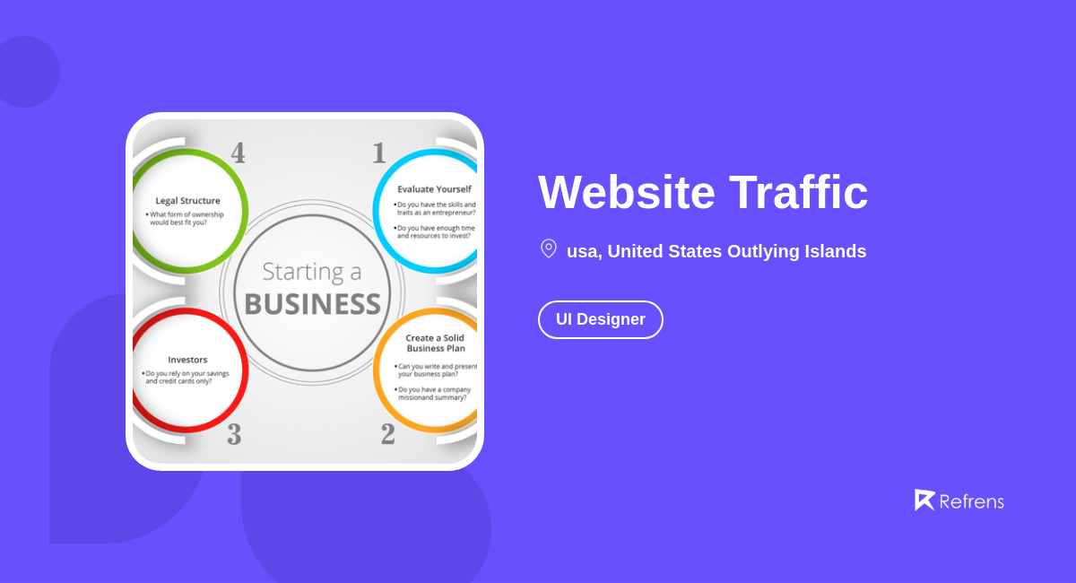 Website Traffic | UI Designer, usa -Refrens
