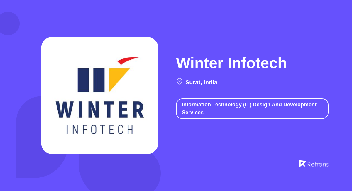 Winter Infotech | Information Technology (IT) Design And Development Services, Surat -Refrens