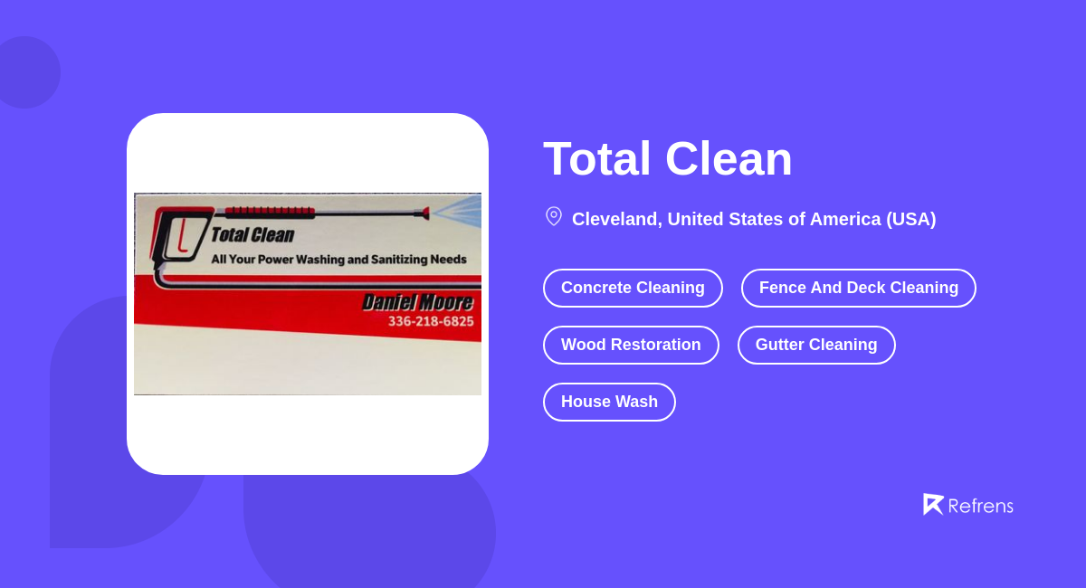 Total Clean | Gutter Cleaning, Cleveland -Refrens