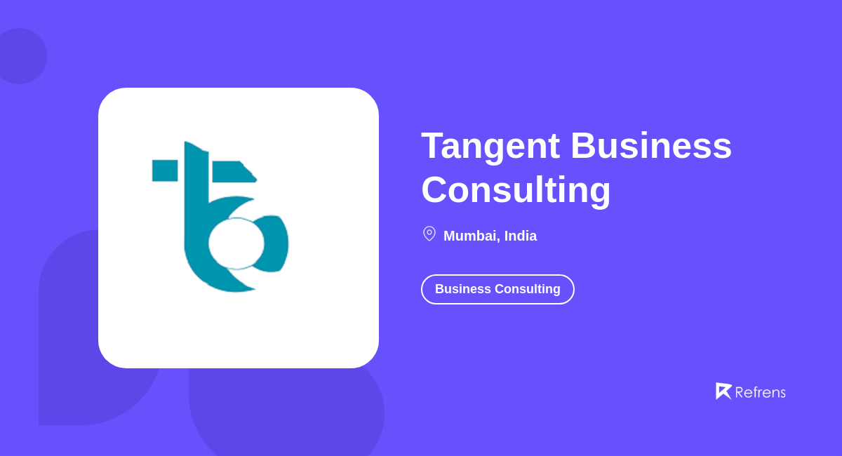Tangent Business Consulting | Business Consulting, Mumbai -Refrens