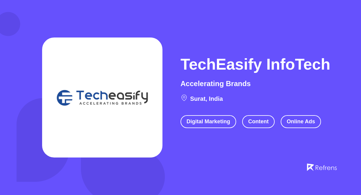 TechEasify InfoTech, Surat -Refrens