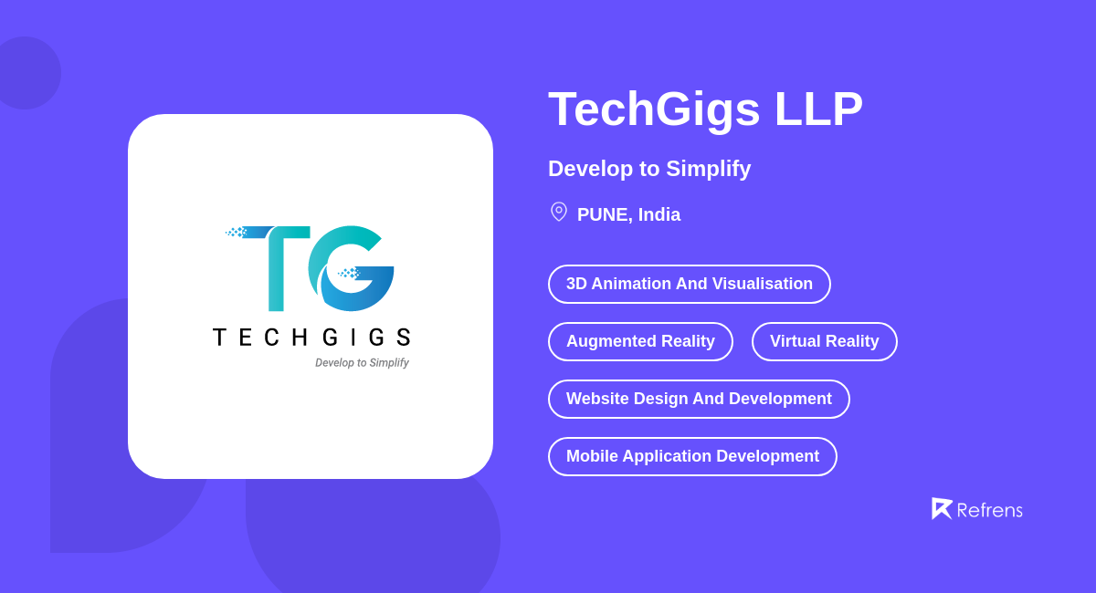 TechGigs LLP | Mobile Application Development, PUNE -Refrens