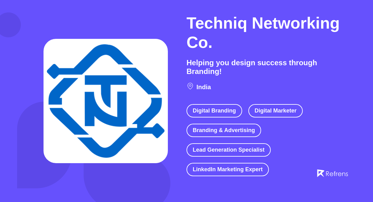 Techniq Networking Co. -Refrens