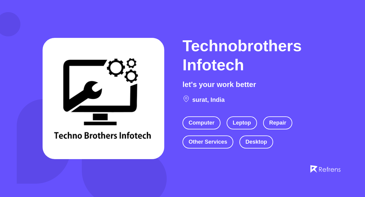 Technobrothers Infotech | Other Services, surat -Refrens