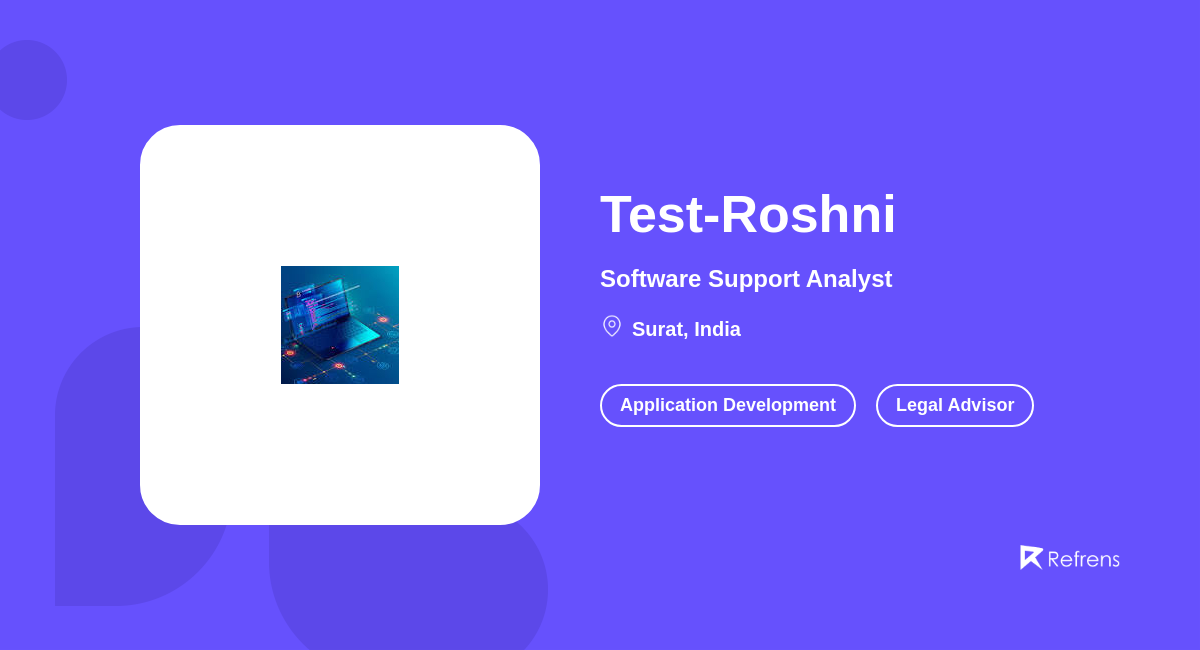 Test-Roshni | Legal Advisor, Surat -Refrens