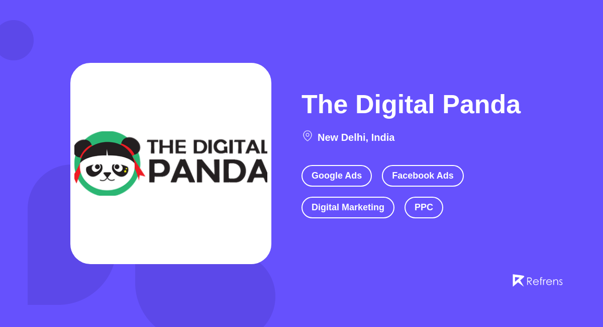 The Digital Panda | Digital Marketing, New Delhi -Refrens