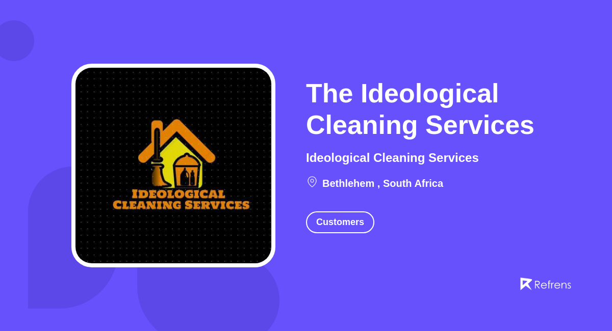 The Ideological Cleaning Services | Customers, Bethlehem -Refrens