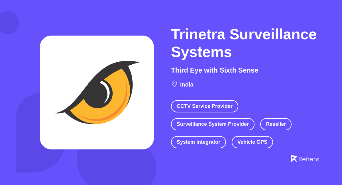 Trinetra Surveillance Systems -Refrens