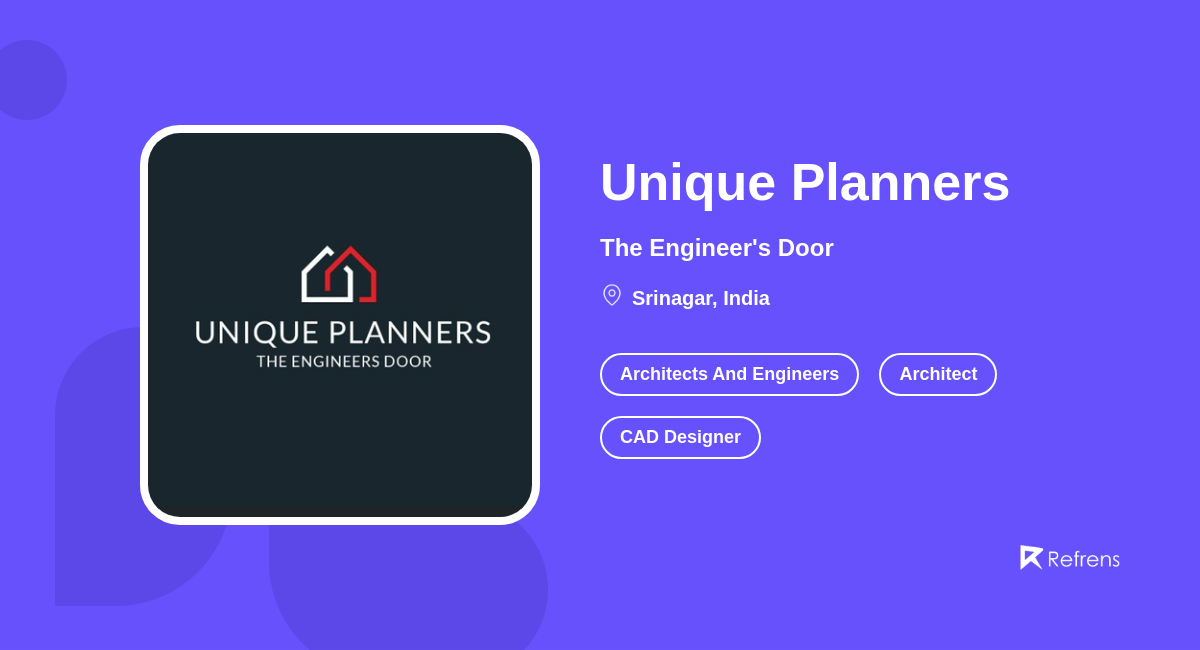 Unique Planners, Srinagar -Refrens