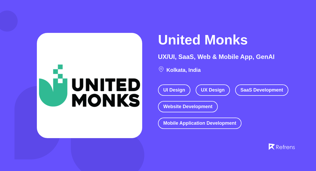 United Monks, Kolkata -Refrens