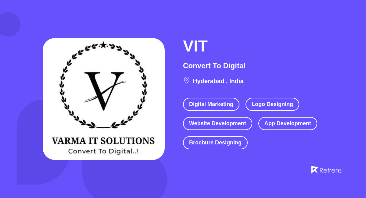 VIT | Digital Marketing, Hyderabad -Refrens