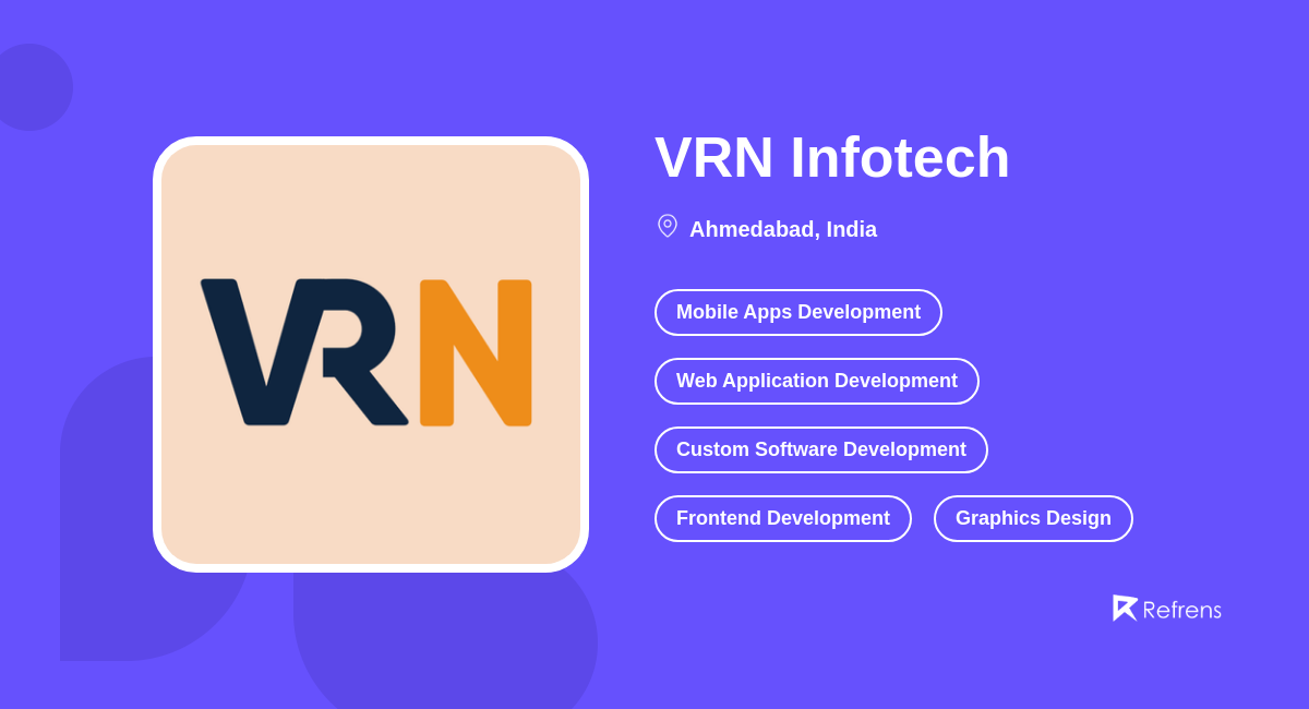 VRN Infotech | SEO, Ahmedabad -Refrens