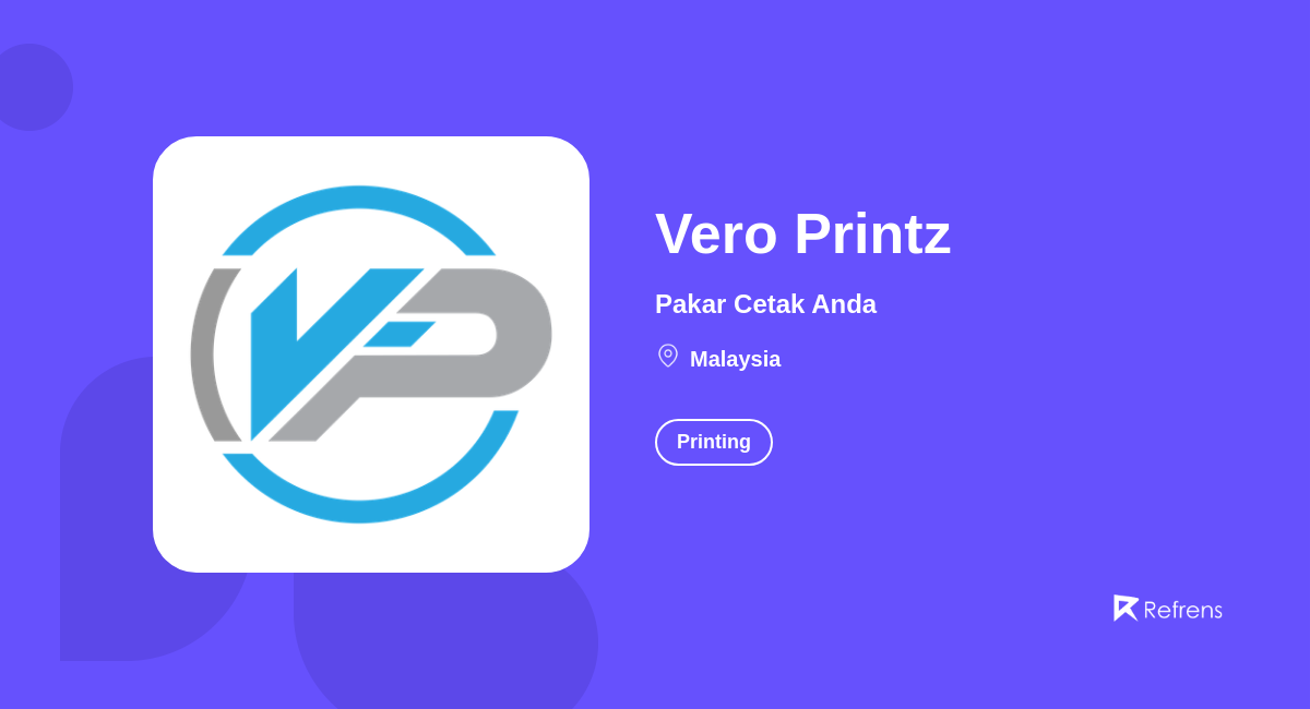 Vero Printz -Refrens