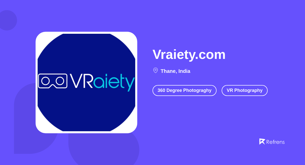 Vraiety.com | VR Photography, Thane -Refrens