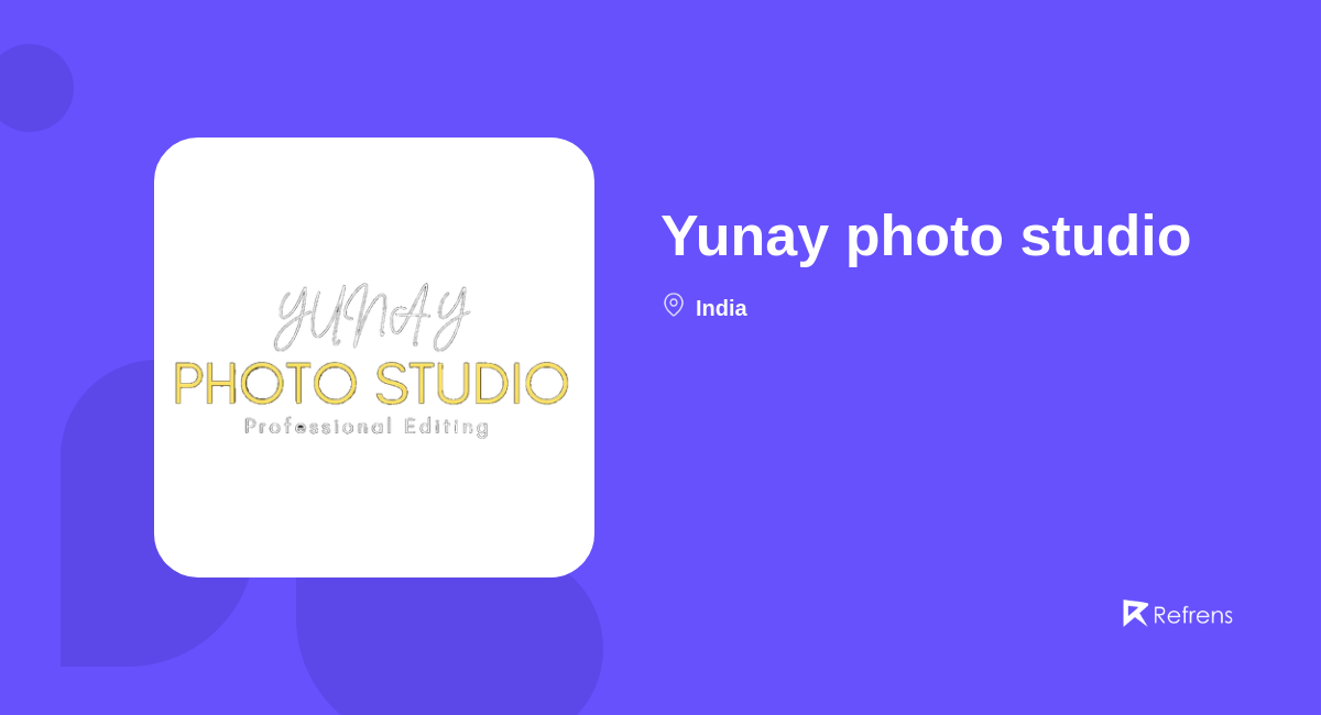 Yunay photo studio -Refrens