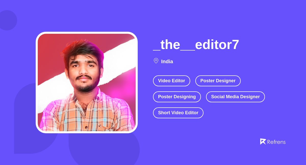 _the__editor7 | Social Media Designer -Refrens