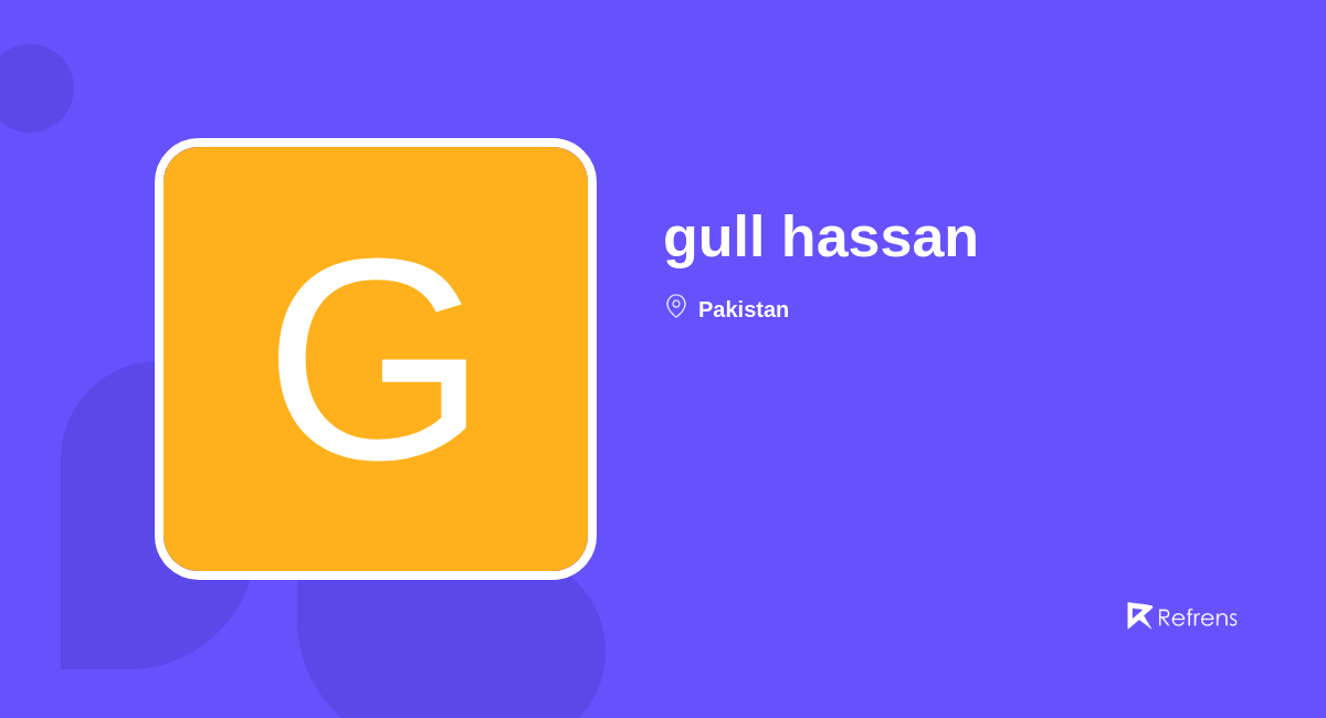 gull hassan -Refrens