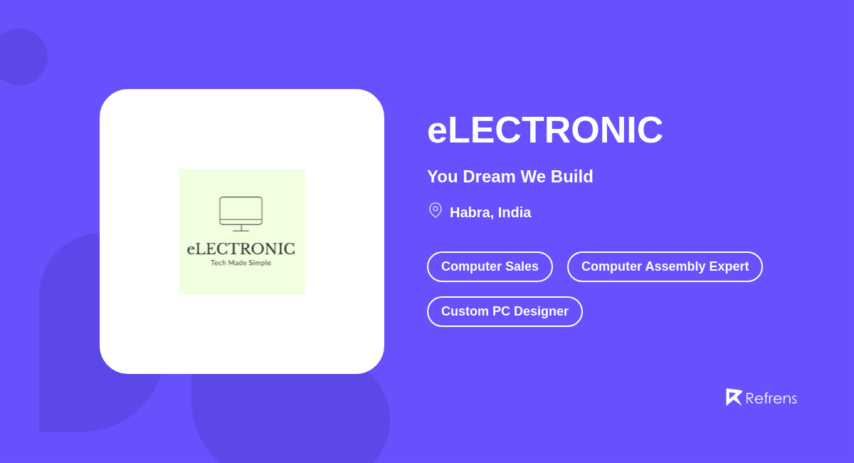 eLECTRONIC | Computer Sales, Habra -Refrens