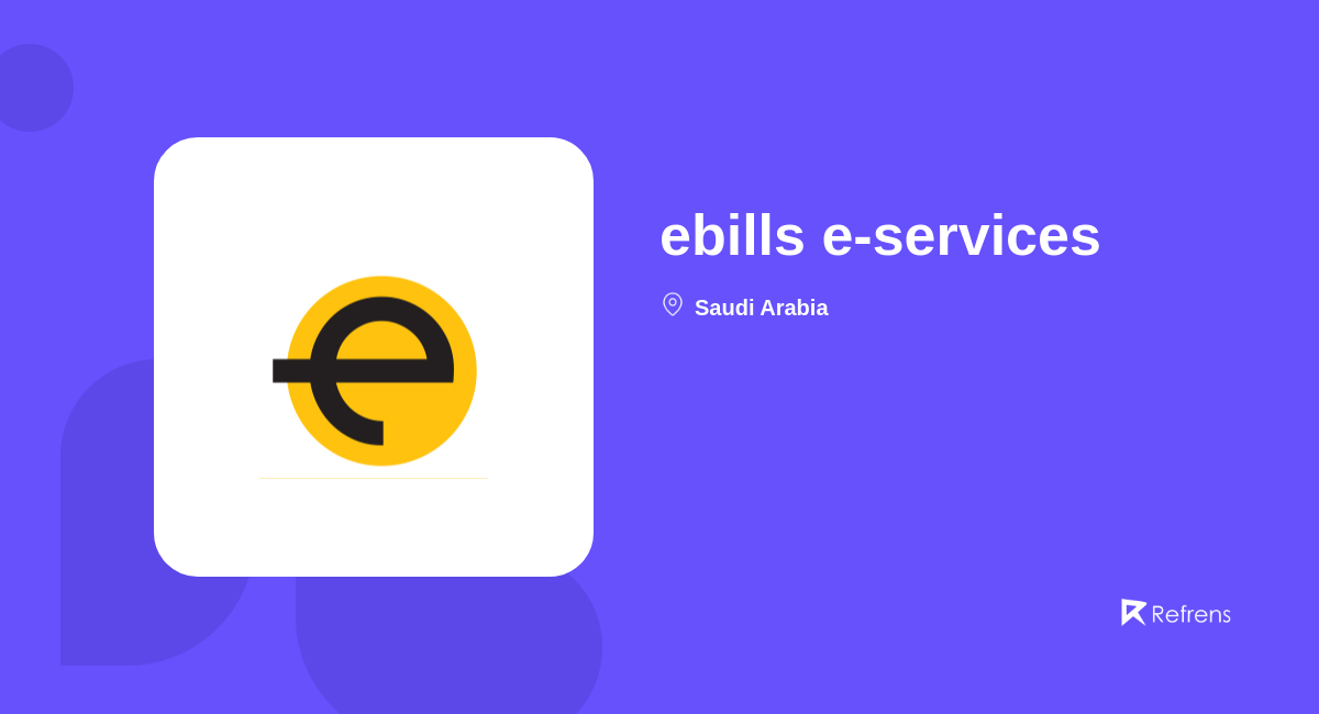 ebills e-services -Refrens