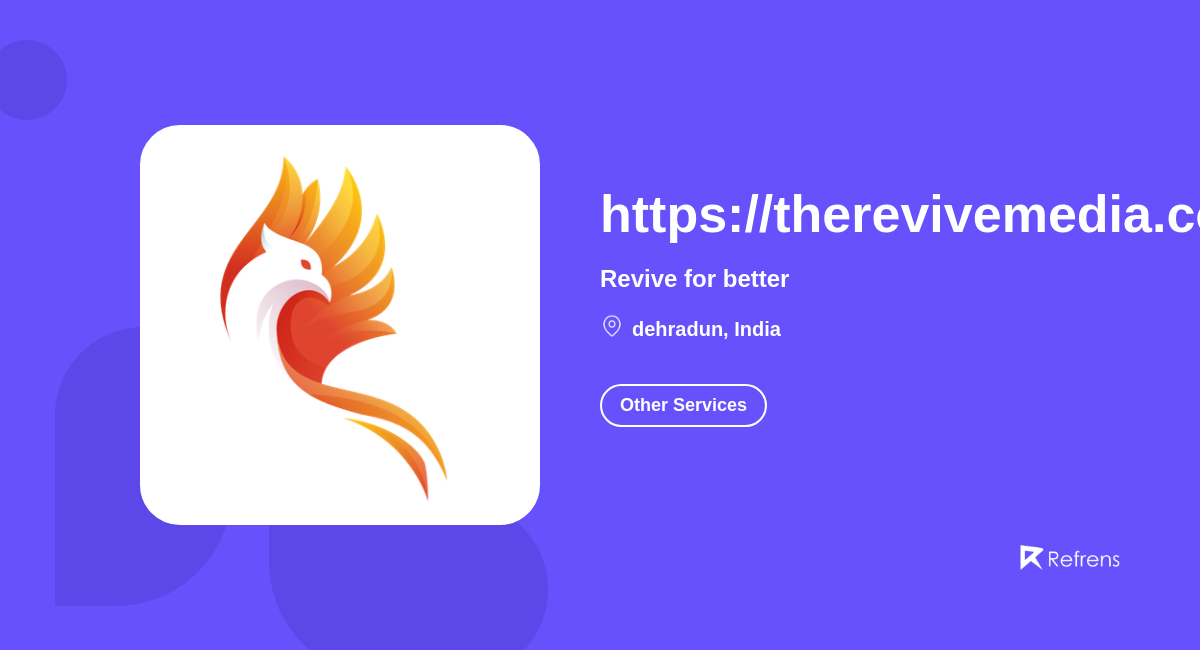 https://therevivemedia.com/videoproductioncompany/, dehradun -Refrens