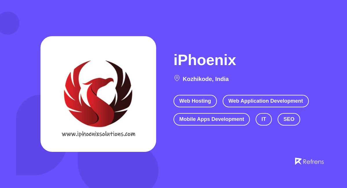 iPhoenix | SEO, Kozhikode -Refrens