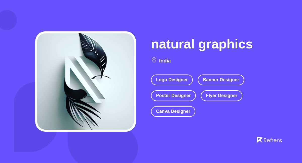 natural graphics | Logo Designer -Refrens