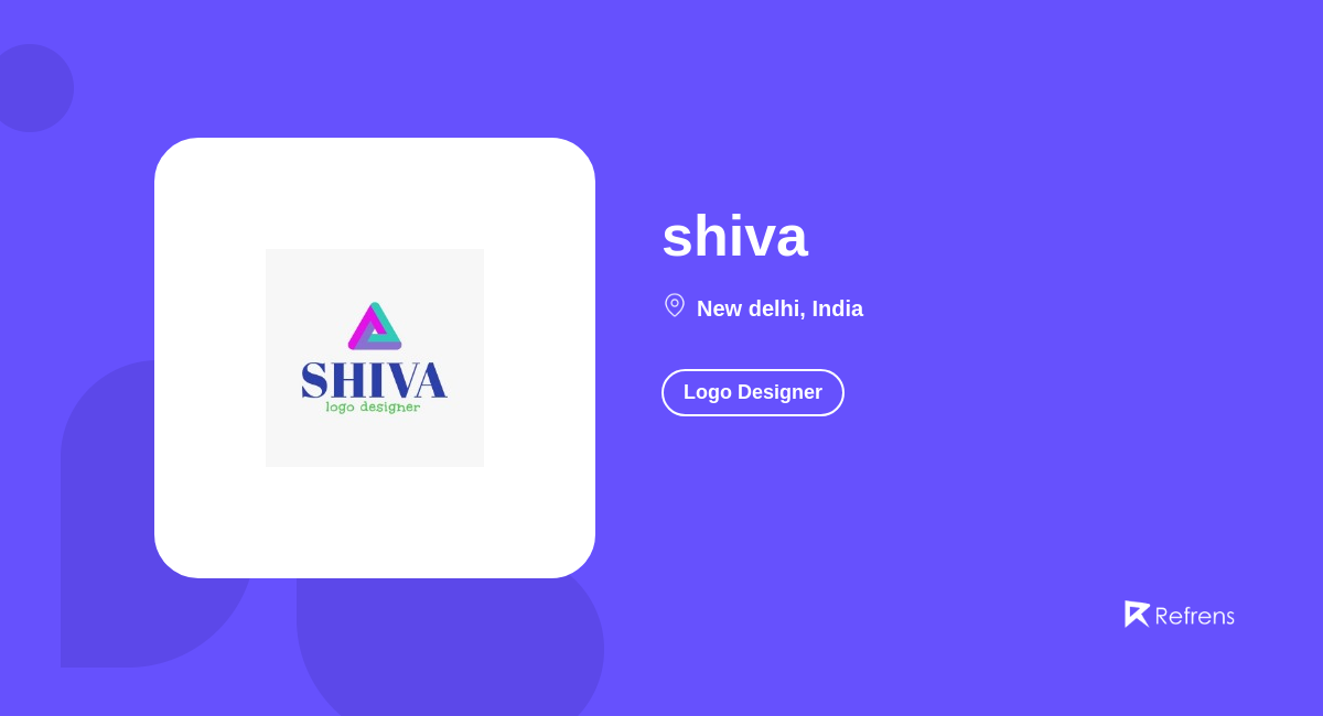 shiva | Logo Designer, New delhi -Refrens
