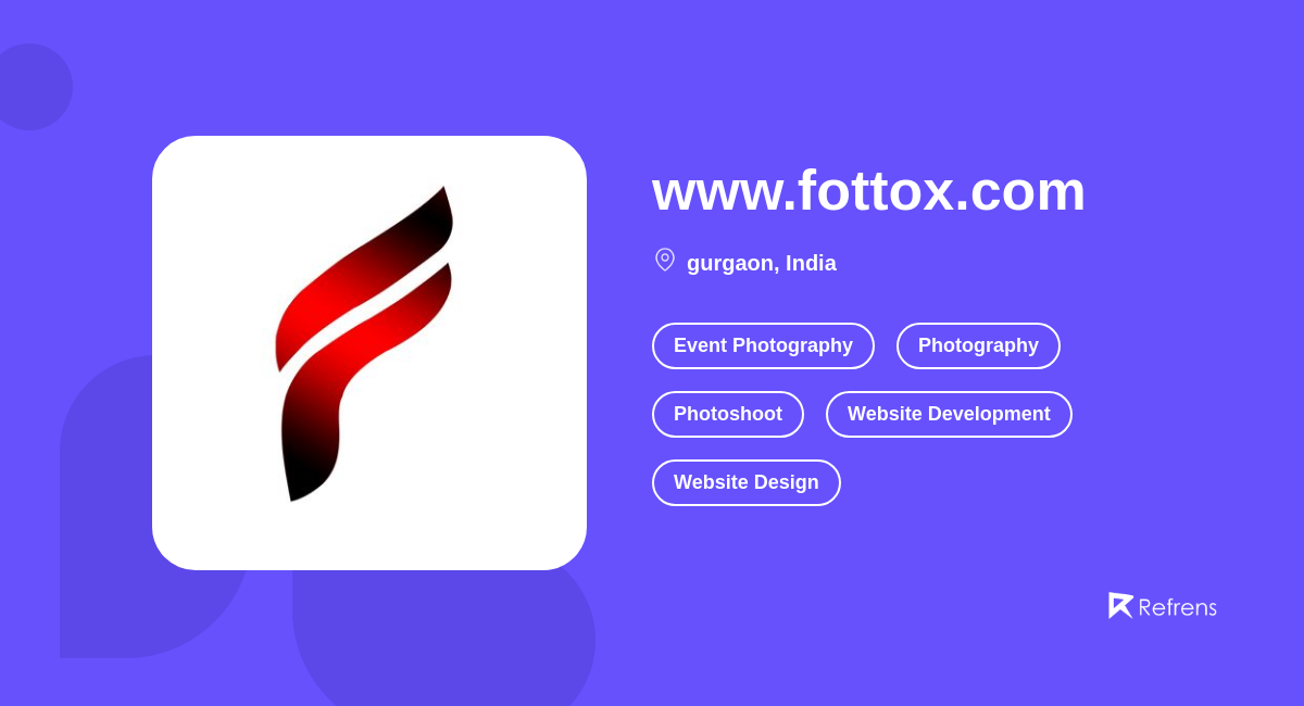 www.fottox.com | Website Development, gurgaon -Refrens